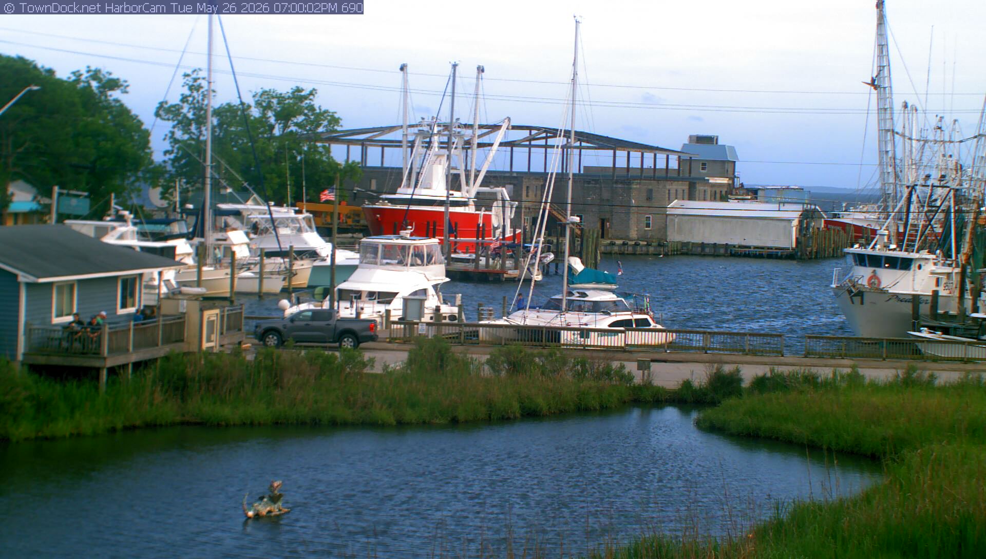HarborCam, Oriental NC Harbor Web Cam | TownDock.net