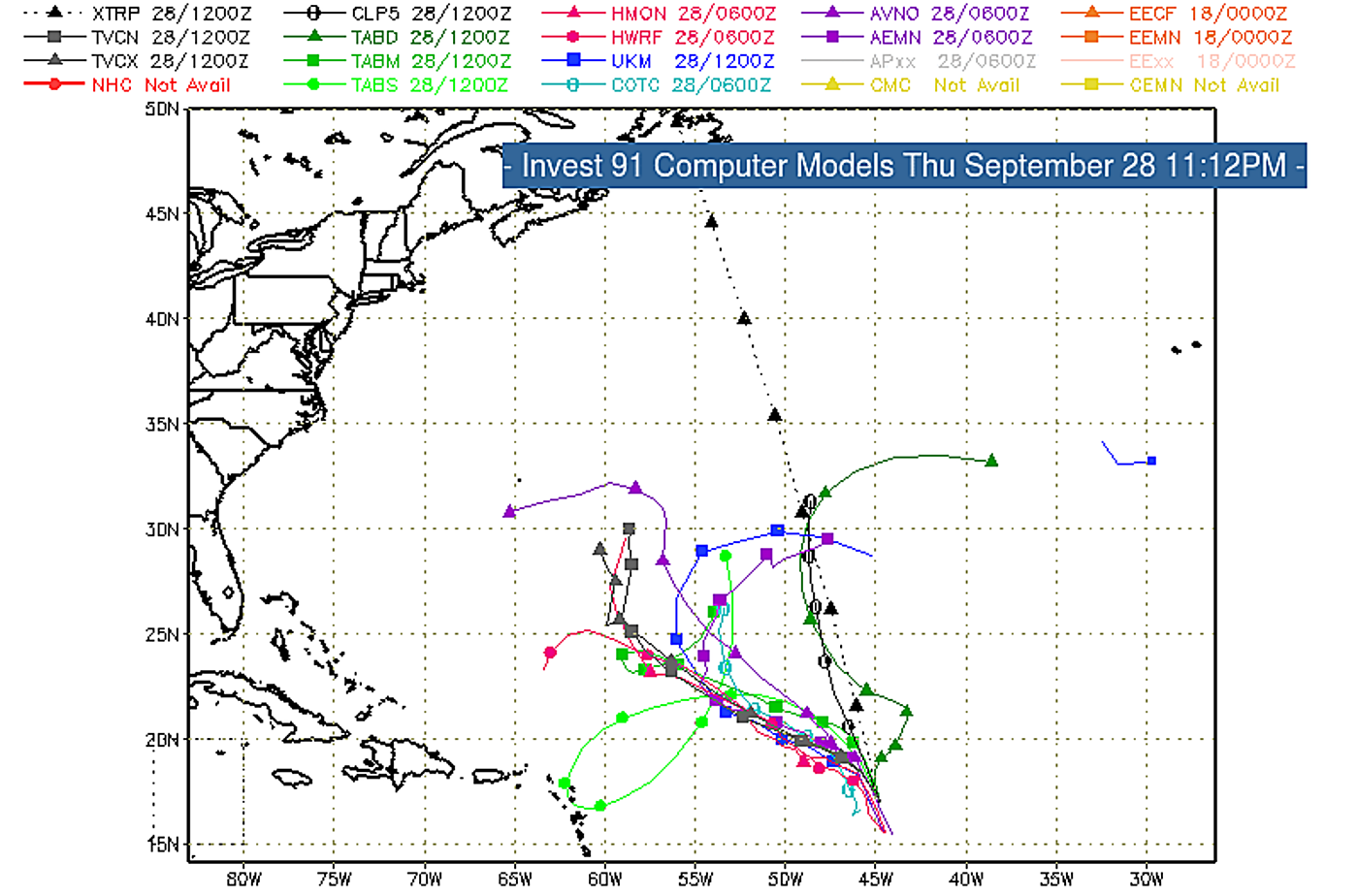 Invest 91 :: Hurricane Tracking